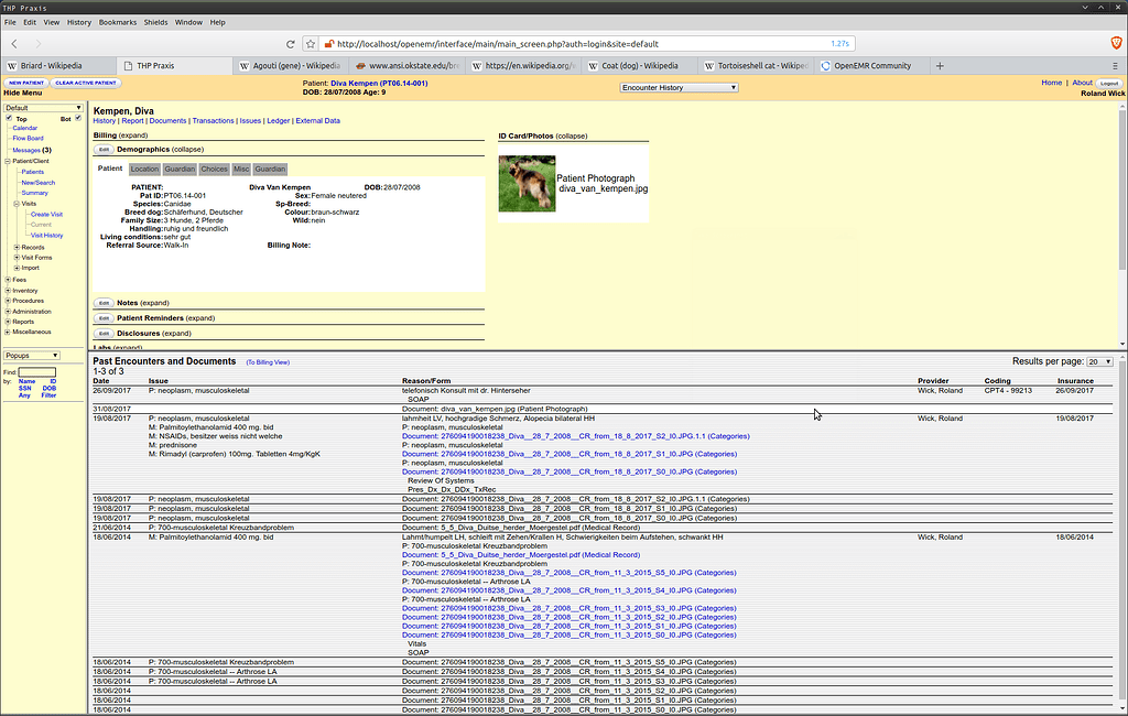Duplicate entries in patient encounter history **solved** - Day-to-Day Users - OpenEMR Community