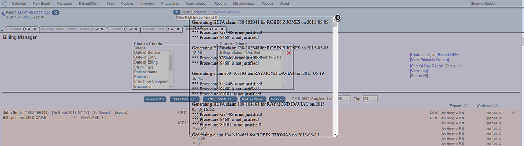 View Log Background Missing - Day-to-Day Users - OpenEMR Community