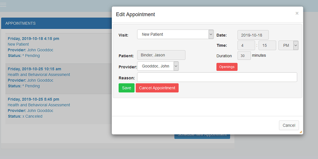 Notable Patient Portal Usage Changes - Day-to-Day Users - OpenEMR Community