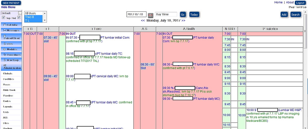 How to change the calendar view - Day-to-Day Users - OpenEMR Community