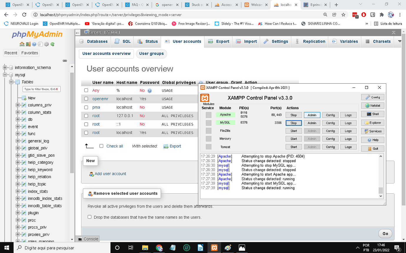 Stuck on step 2, "Connecting to MySQL Server... ERROR. Check your login credentials. unable to ...