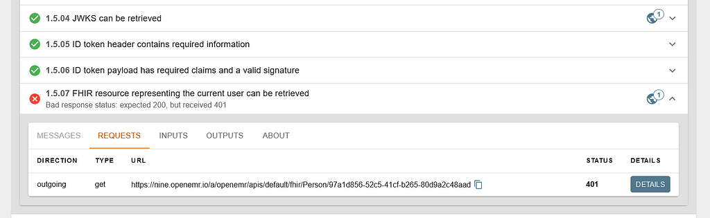FHIR validation with Inferno - Support - OpenEMR Community