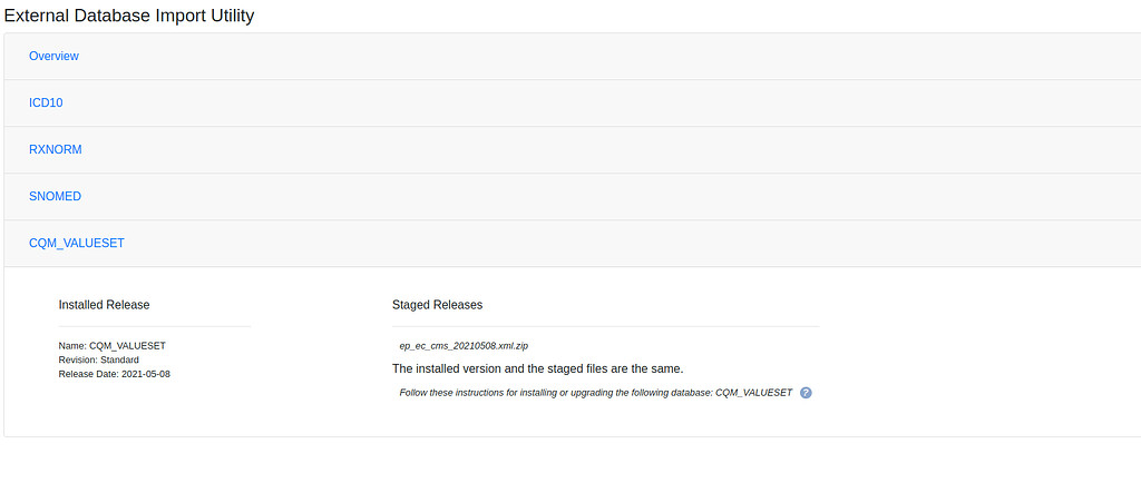 Issue with Viewing Values in Care Plan Form After Importing External Codeset in OpenEMR 7.0.2 ...