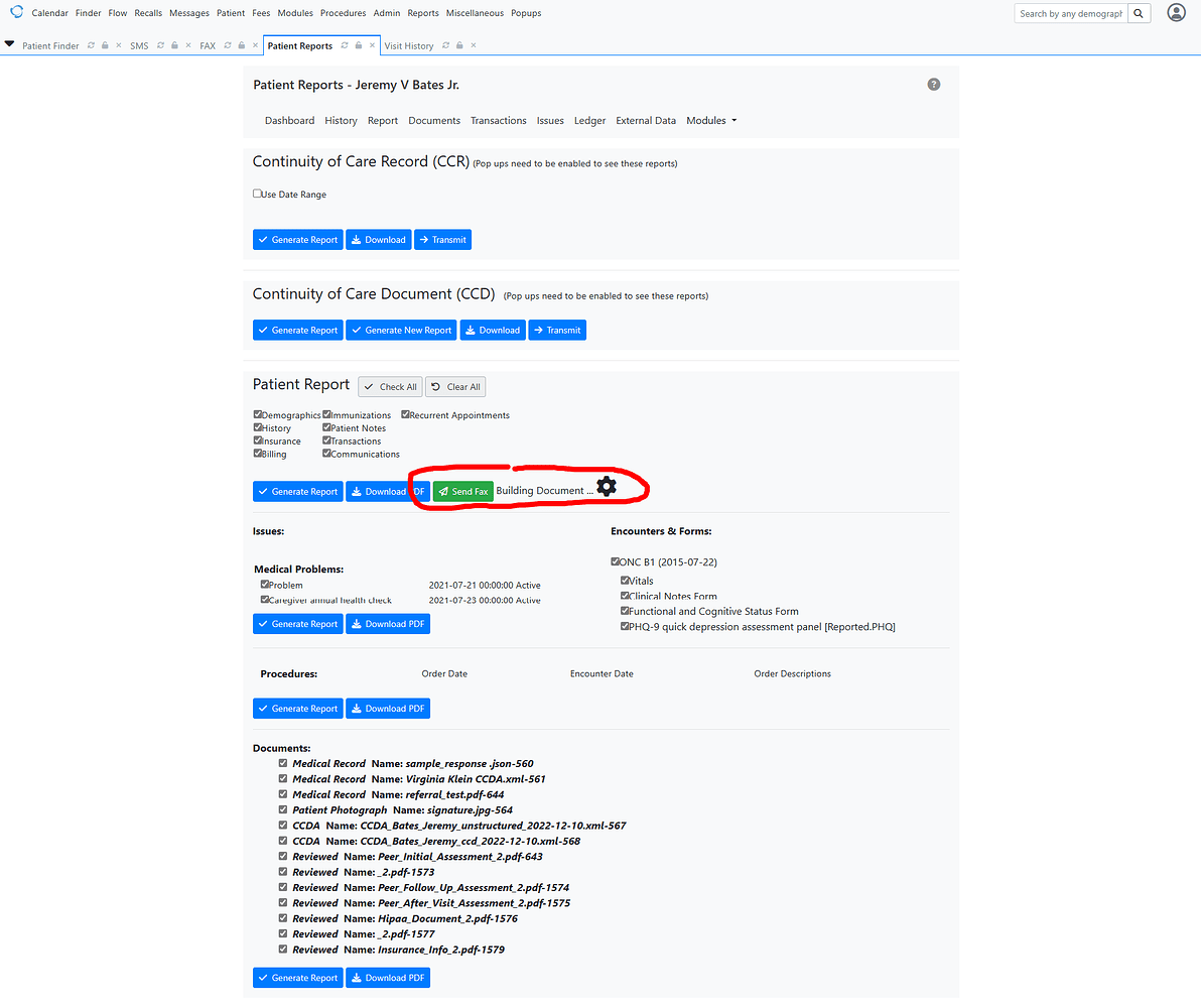 Openemr Fax Andor Sms Module Guide Openemr Development Openemr Community