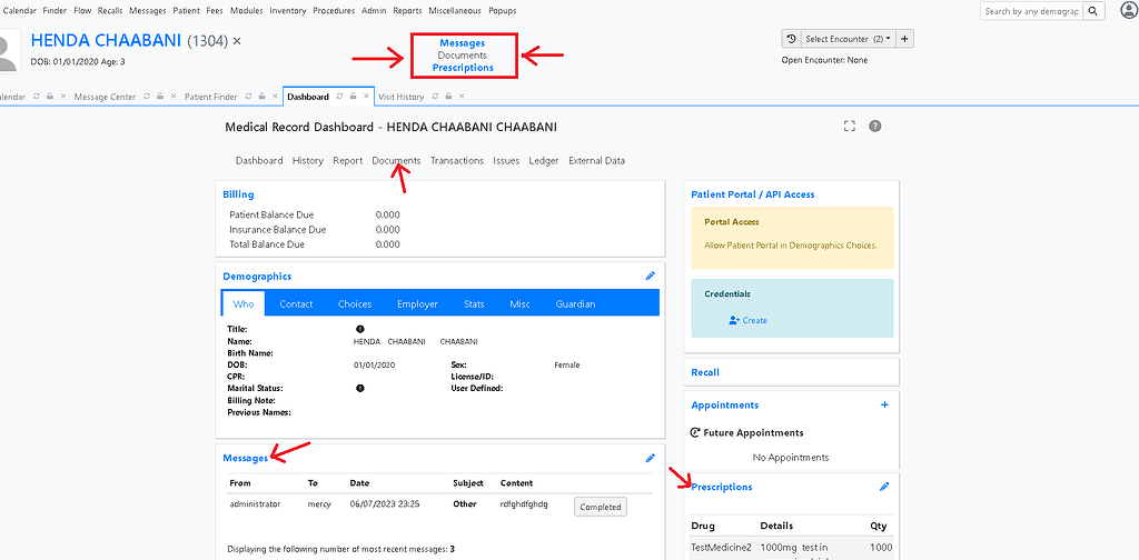 Patient Bar Customization - Day-to-Day Users - OpenEMR Community