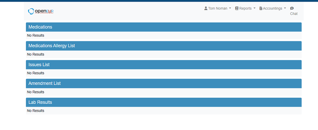 Portal Profile Dashboard - Day-to-Day Users - OpenEMR Community