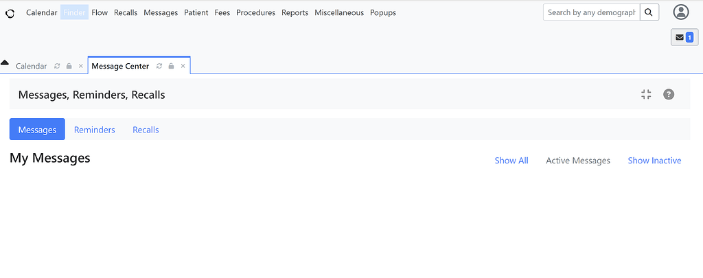 Bugs with Message Center - Support - OpenEMR Community