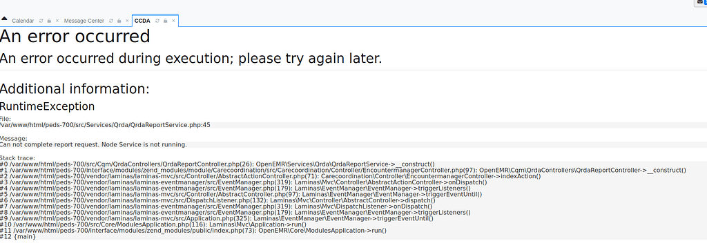 Error when accessing Care Coordination OpenEMR7.0 - Support - OpenEMR Community