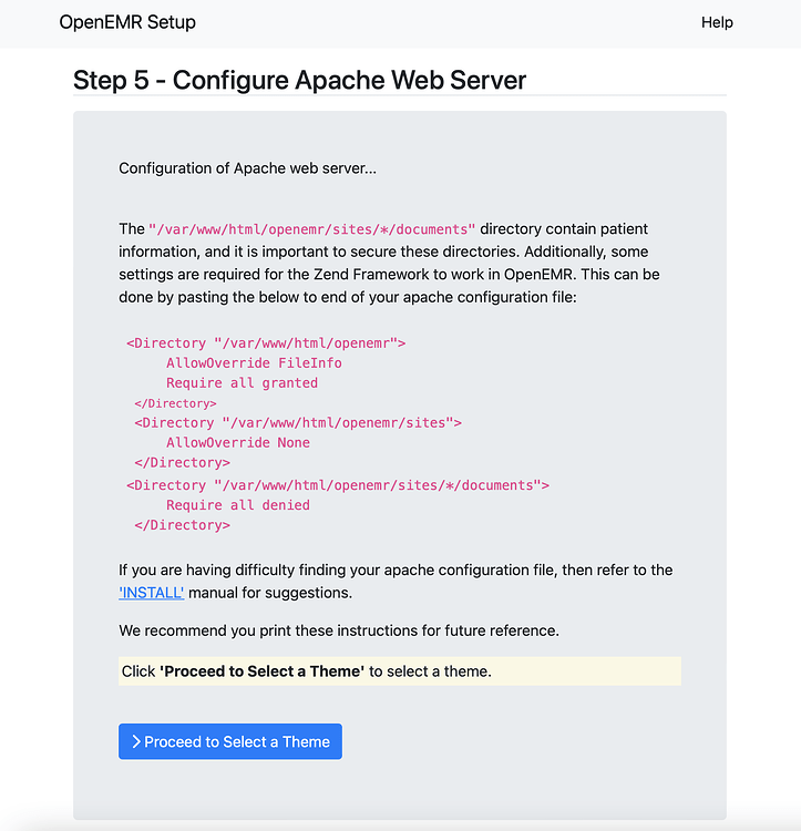 I'm not able to open "Manage Modules" and "Portal Dashboard" on my OpenEMR Ubuntu instance ...