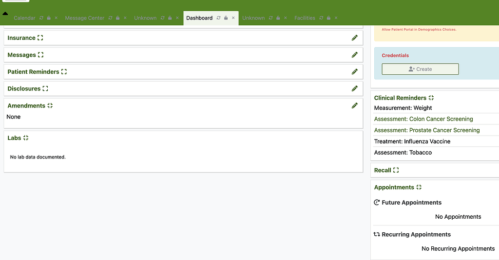 Vitals not showing - Support - OpenEMR Community