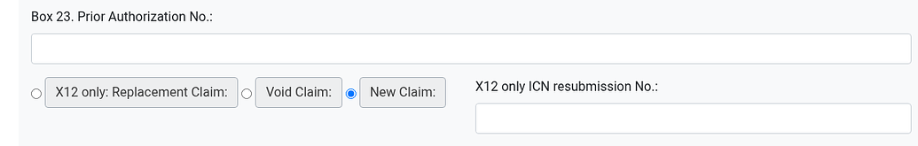 Claim Frequency Code Requirement - Day-to-Day Users - OpenEMR Community