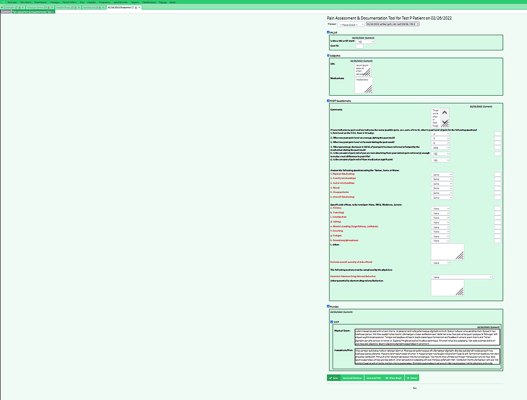 Progres Note using LBF - OpenEMR Development - OpenEMR Community