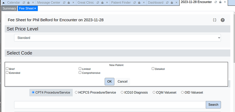 OpenEMR Billing - OpenEMR Development - OpenEMR Community
