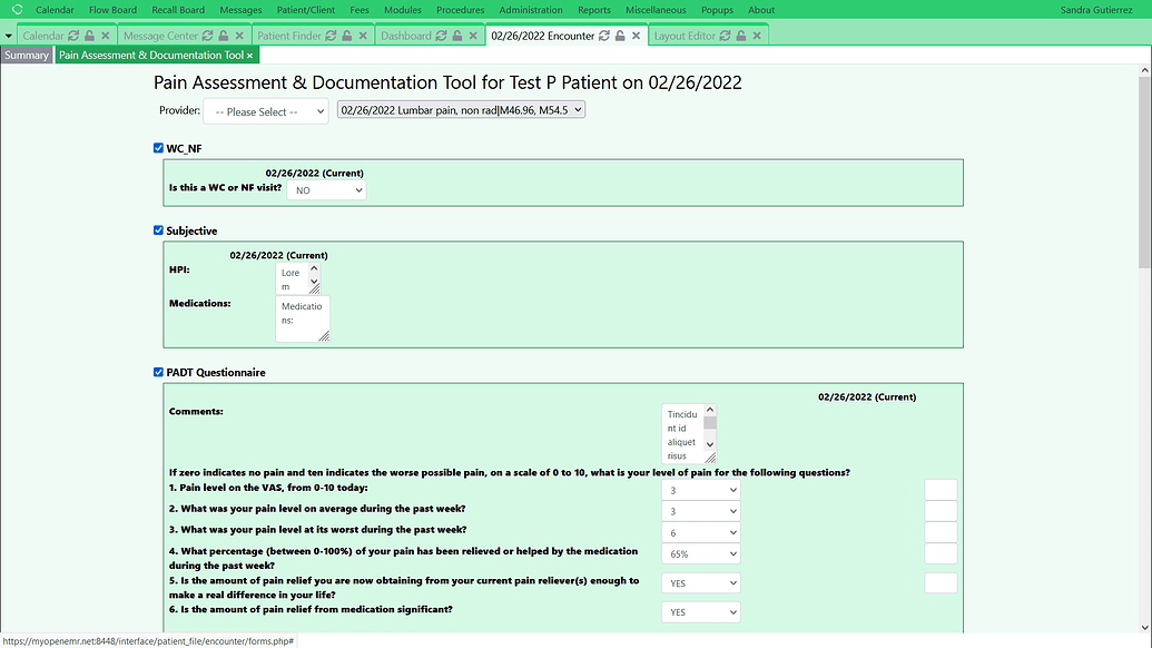 Progres Note Using Lbf Openemr Development Openemr Community