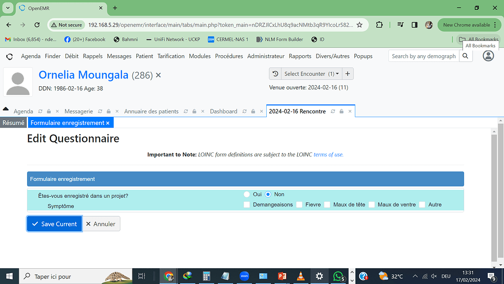 When i try to save Forms, it does not work - Support - OpenEMR Community
