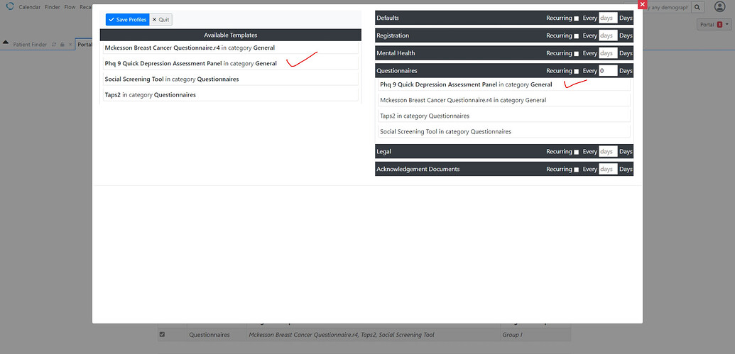 Questionnaire/Assessment feature implementation instructions - OpenEMR Development - OpenEMR ...