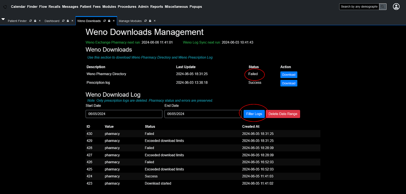 New Weno Module Install and Setup - OpenEMR Development - OpenEMR Community