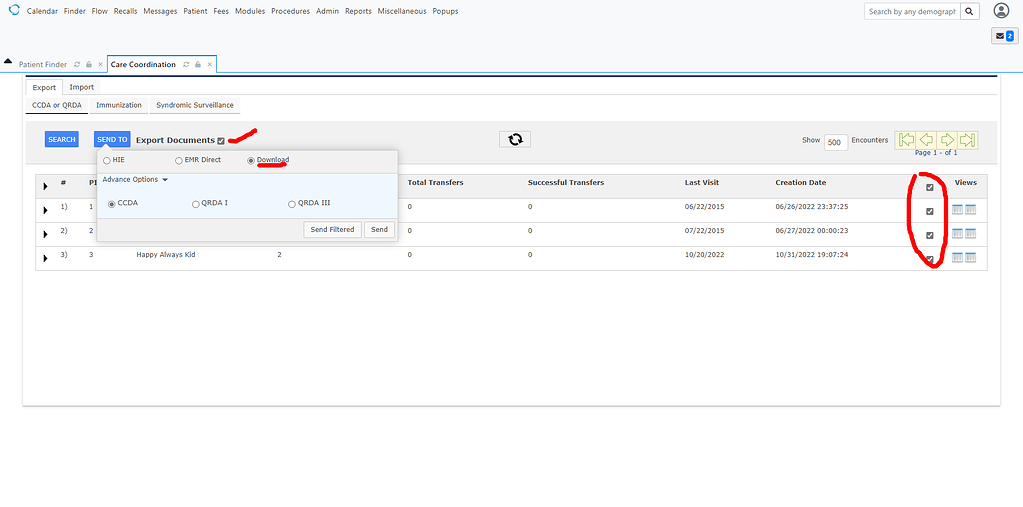 Ccda New Feature And Upgrade Notes Openemr Development Openemr Community