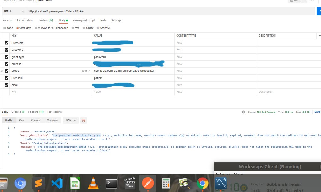 How to generate the token for portal patient - Management and Administration - OpenEMR Community