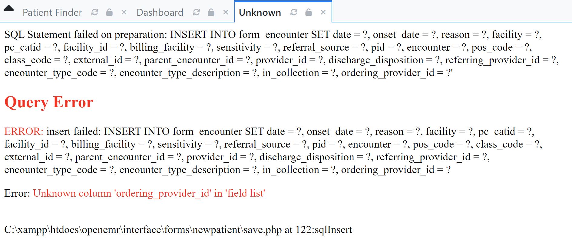 Can't create New Encounter w 7.0.2.1 & Older Encounters have lots of code that shouldn't be ...